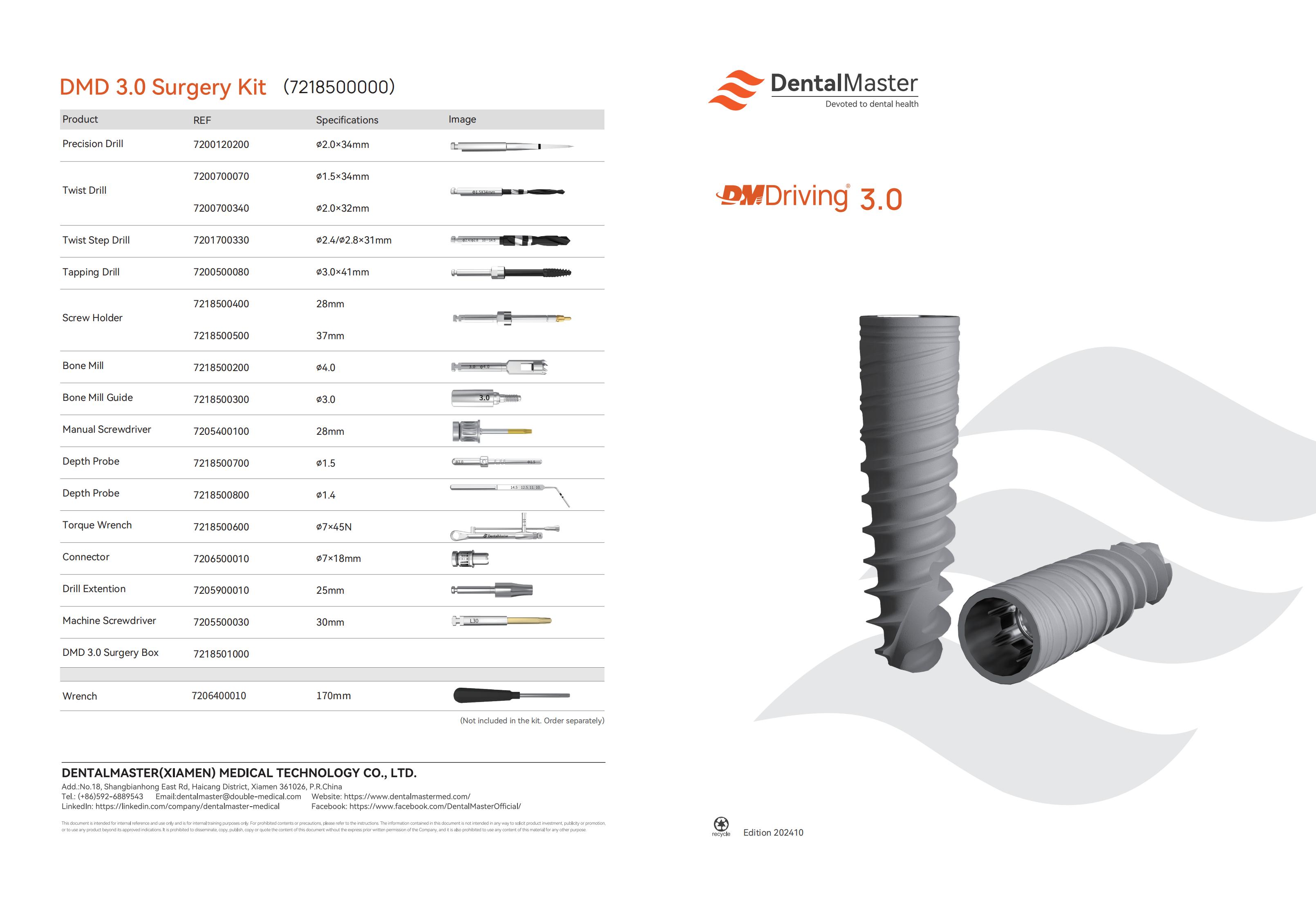 DMD 3.0 Surgery Kit,Medical Device Manufacturers -Double Medical